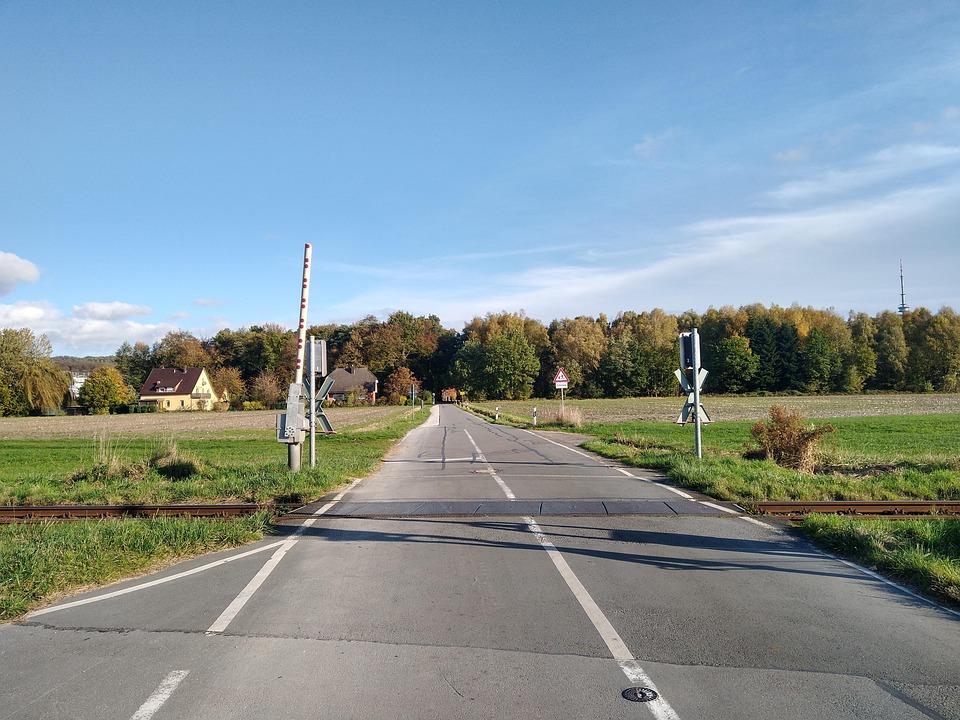 Road Railroad Crossing Forest - Free photo on Pixabay - Pixabay