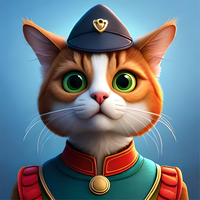 Download Cat, Cat Avatar, 3D Cat Cartoon. Royalty-Free Stock ...