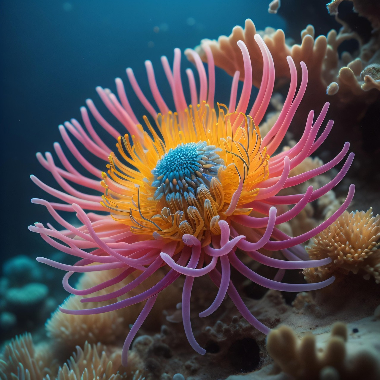 Download Clownfish Sea Anemone Royalty Free Stock Illustration Image