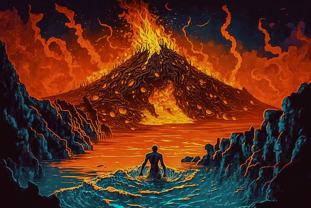 Feu Volcan Art Numérique La - Image gratuite sur Pixabay - Pixabay