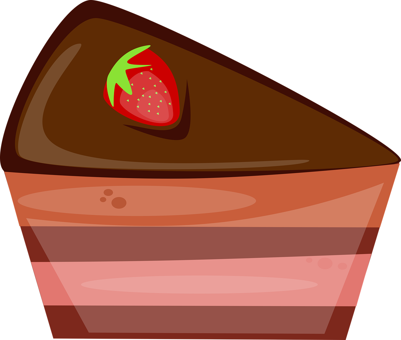 Download Strawberry Cake, Cake, Baked. Royalty-Free Stock Illustration ...