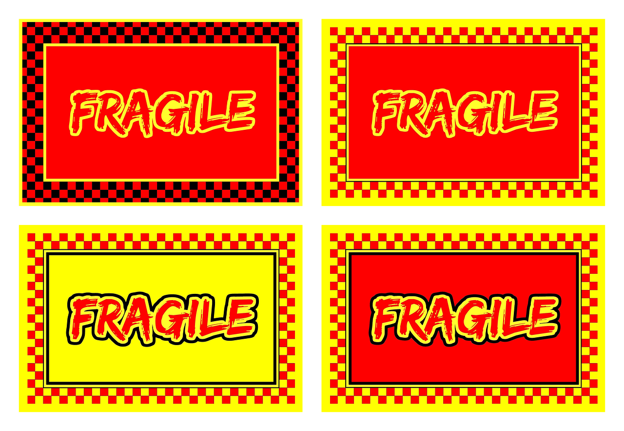 Download Fragile Sticker Label Royalty Free Stock Illustration Image
