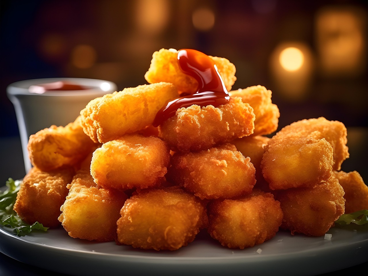 Download Ai Generated, Nuggets, Chicken. Royalty-Free Stock ...