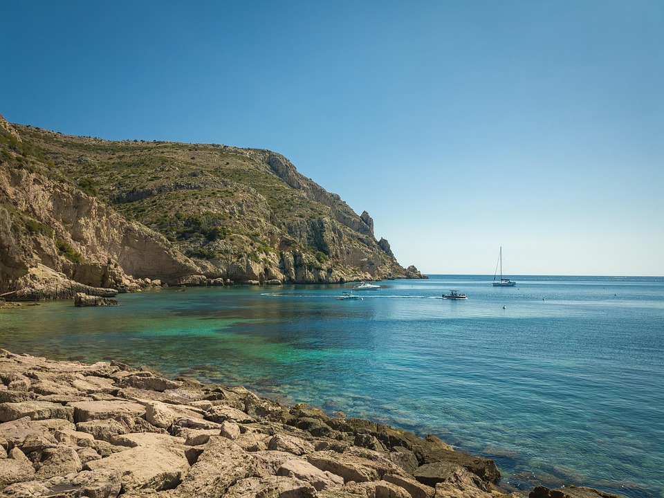 Sea Boat Mountain - Free photo on Pixabay