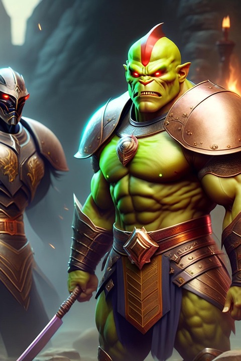 Download Ai Generated Orc Alien Royalty-Free Stock Illustration Image ...