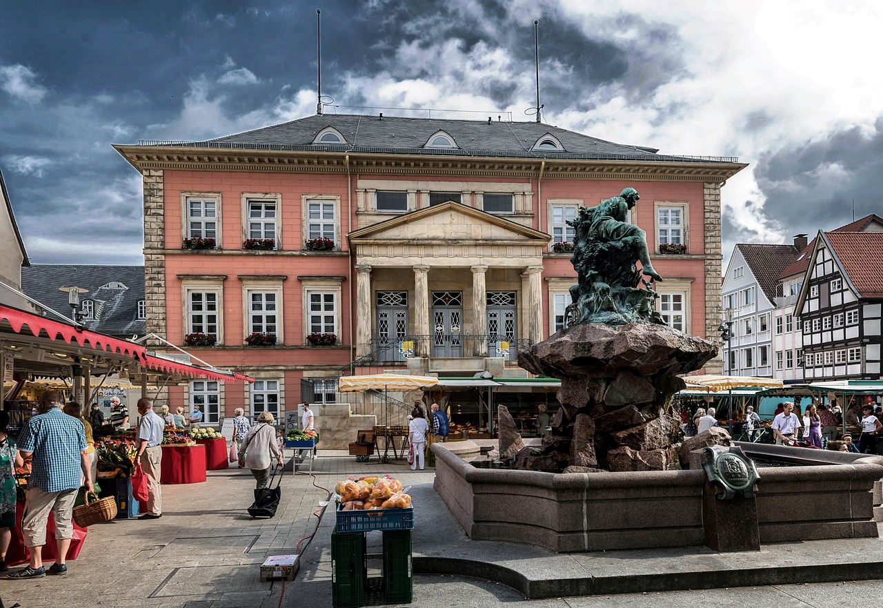 Markt Marktplatz Detmold - Kostenloses Foto auf Pixabay - Pixabay