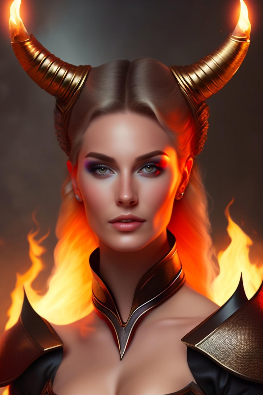 Download Ai Generated Woman Fire Royalty Free Stock Illustration Image 2306
