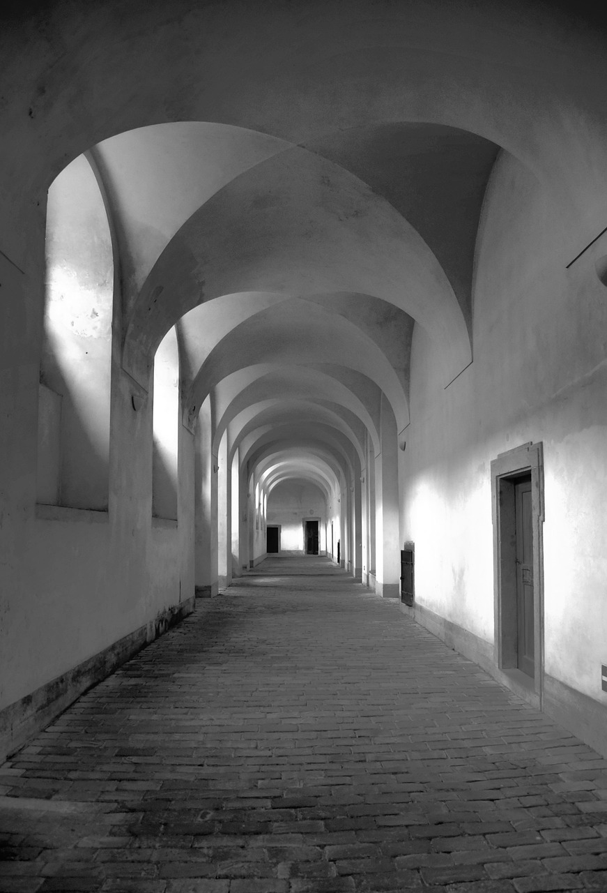Monastery Alley Hallway - Free photo on Pixabay