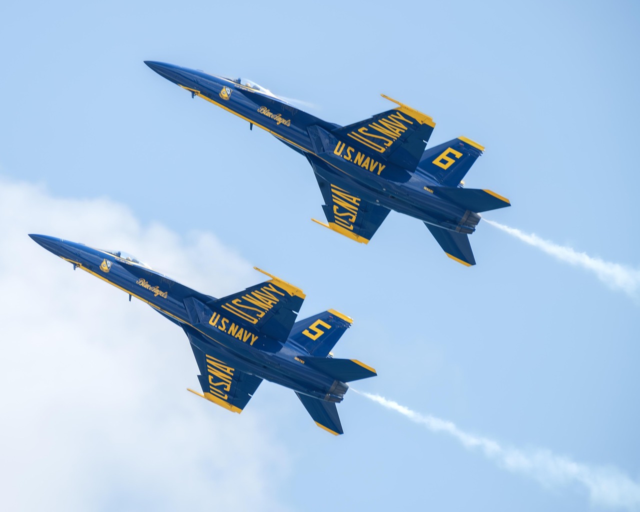 F18 Anjos Azuis F/A 18F Super Hornet US Navy Blue Angels "7" JC Wings