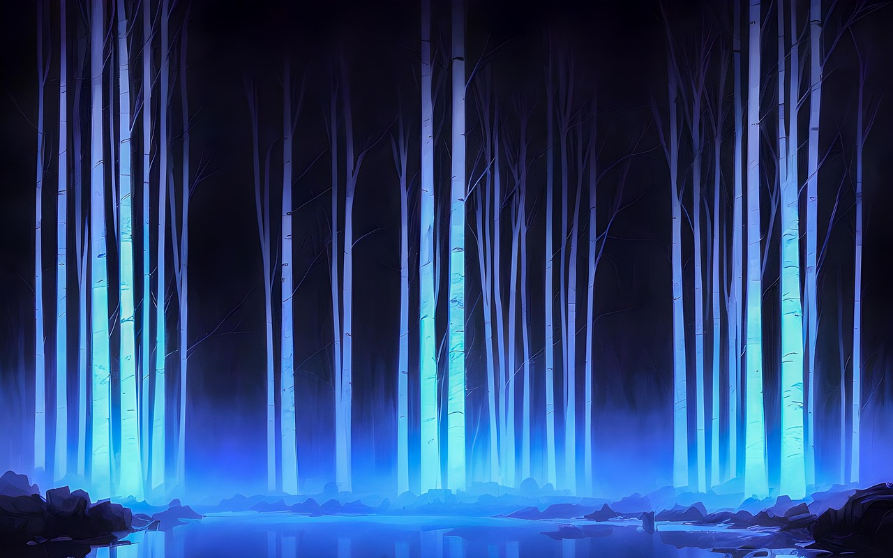 Download Trees, Forest, Water. Royalty-Free Stock Illustration Image ...