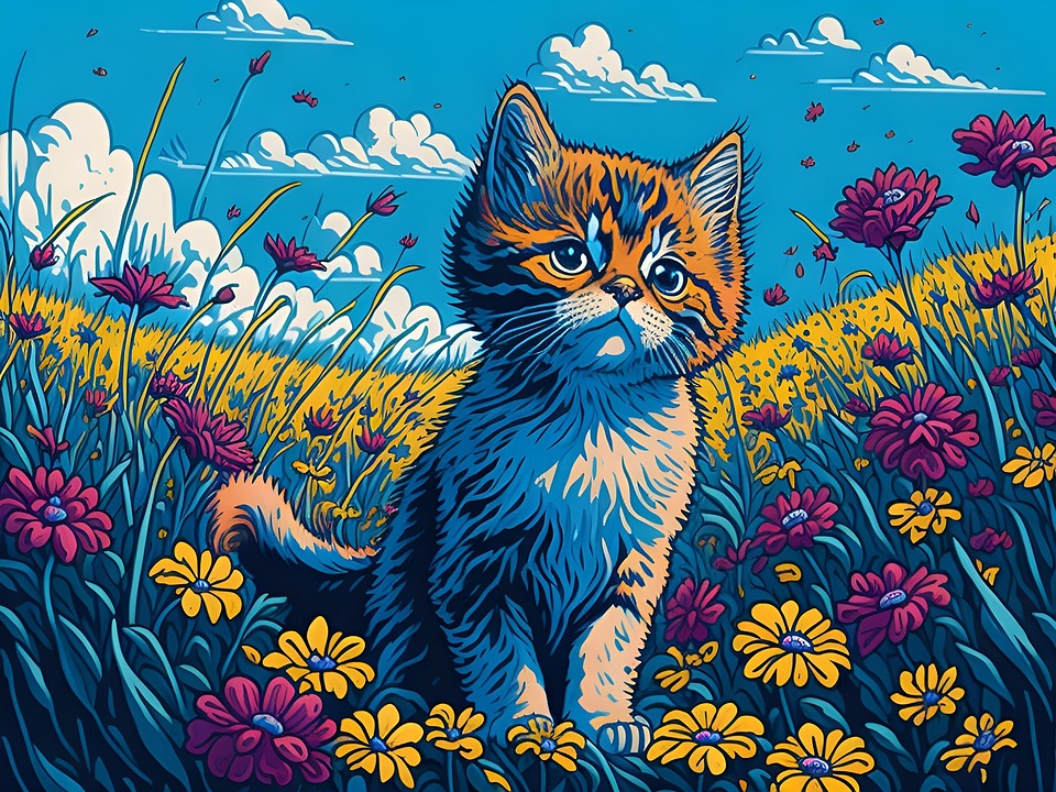 Download Ai Generated, Cat, Kitten. Royalty-Free Stock Illustration ...