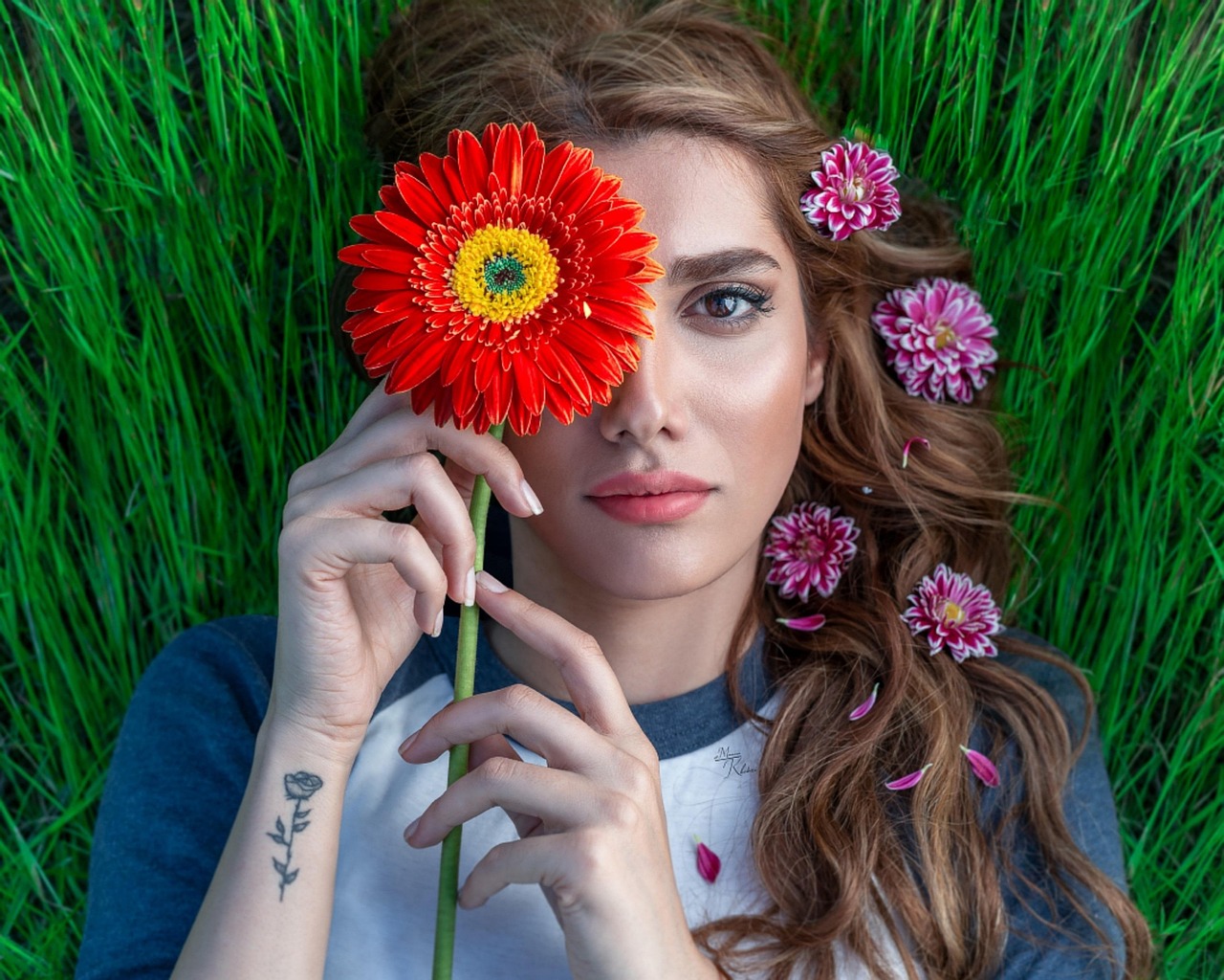 Donna Fiori Paesaggio - Foto gratis su Pixabay - Pixabay