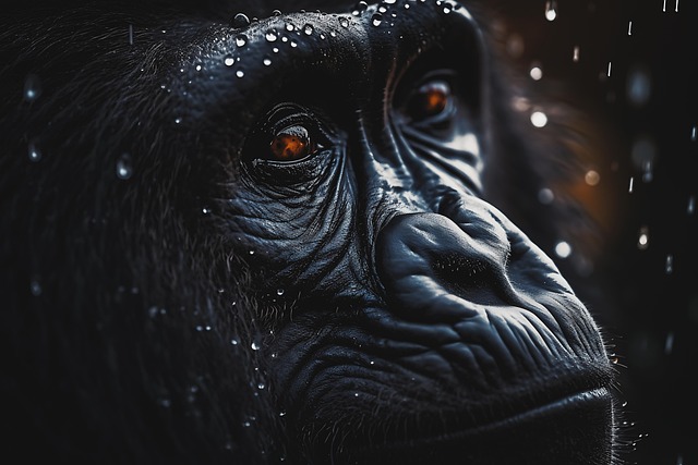 Download Ape, Monkey, Raining. Royalty-Free Stock Illustration Image ...