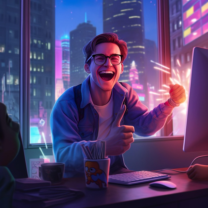 Download Cheers, Gamer, Glasses. Royalty-Free Stock Illustration Image ...