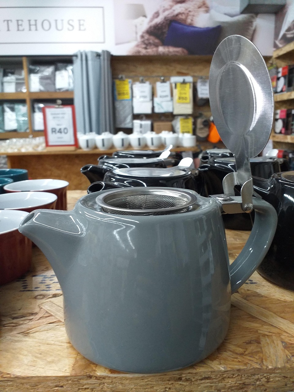 Teapot Ceramic Grey - Free photo on Pixabay - Pixabay
