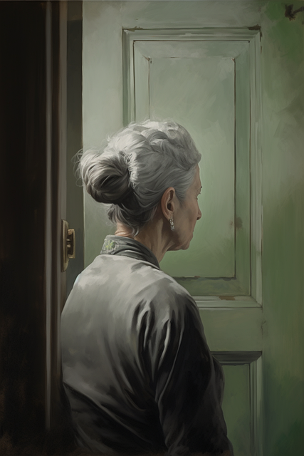 Download Old Woman, Grandma, Portrait. Royalty-Free Stock Illustration ...