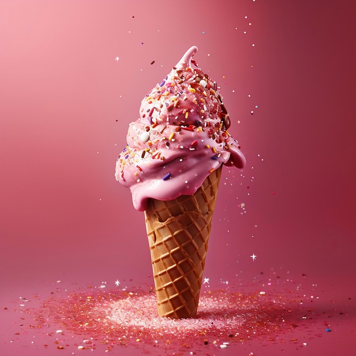 Es Krim Kerucut Taburan - Gambar gratis di Pixabay - Pixabay