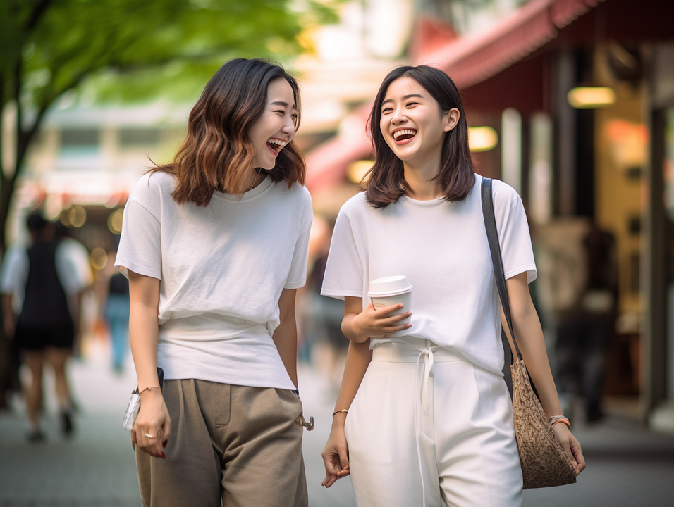 Download Women, Asian, Friends. Royalty-Free Stock Illustration Image ...