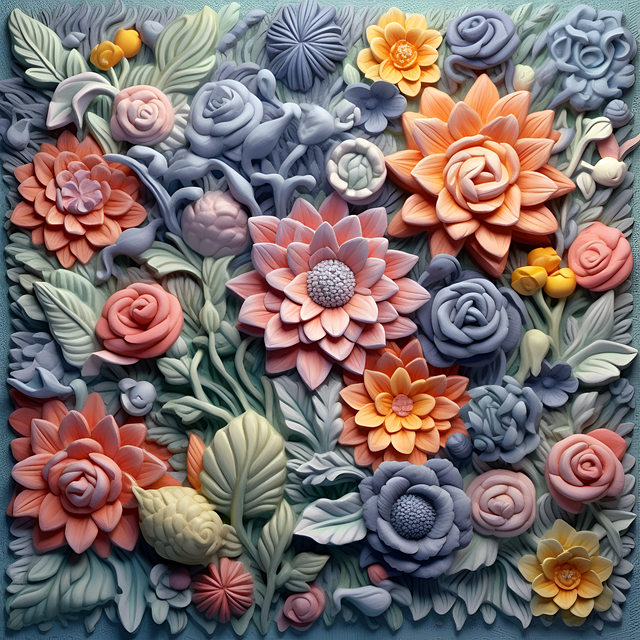 Download Flowers, Bloom, Embossed. Royalty-Free Stock Illustration ...