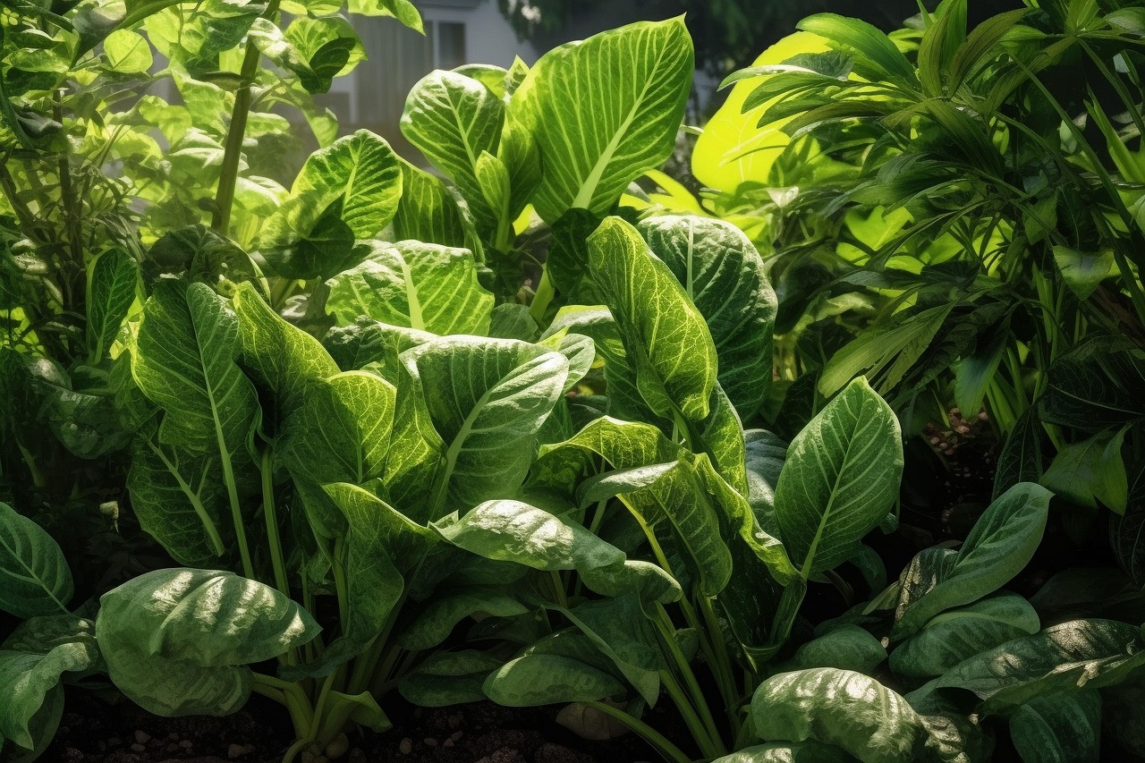 Download Ai Generated, Vegetable Garden, Leafy Greens. Royalty-Free ...