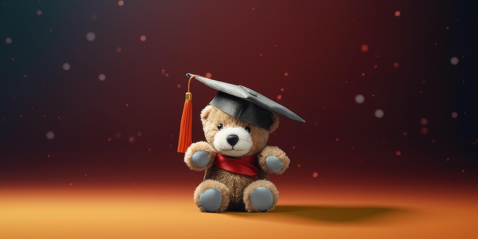 Download To Graduate, Bear, Teddy. Royalty-Free Stock Illustration ...