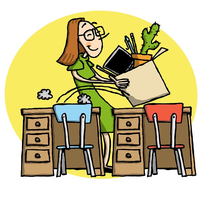 Download Woman, Office, Moving. Royalty-Free Stock Illustration Image ...