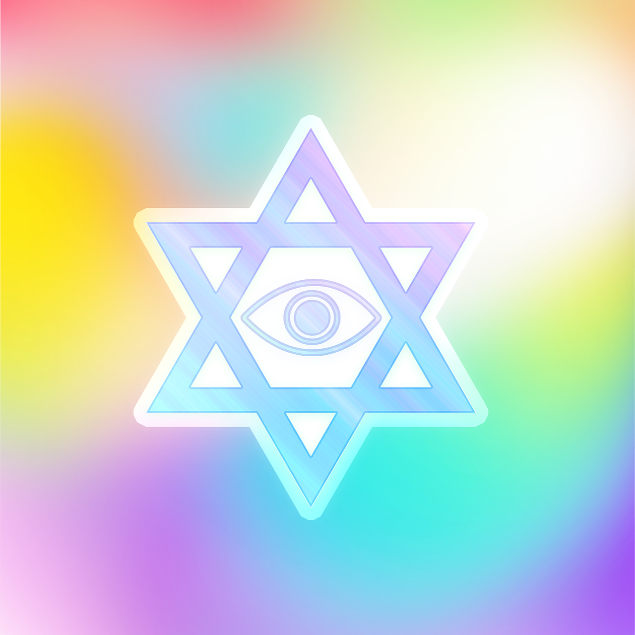 Download Sacred Geometry, Hexagram, Eye. Royalty-Free Stock ...