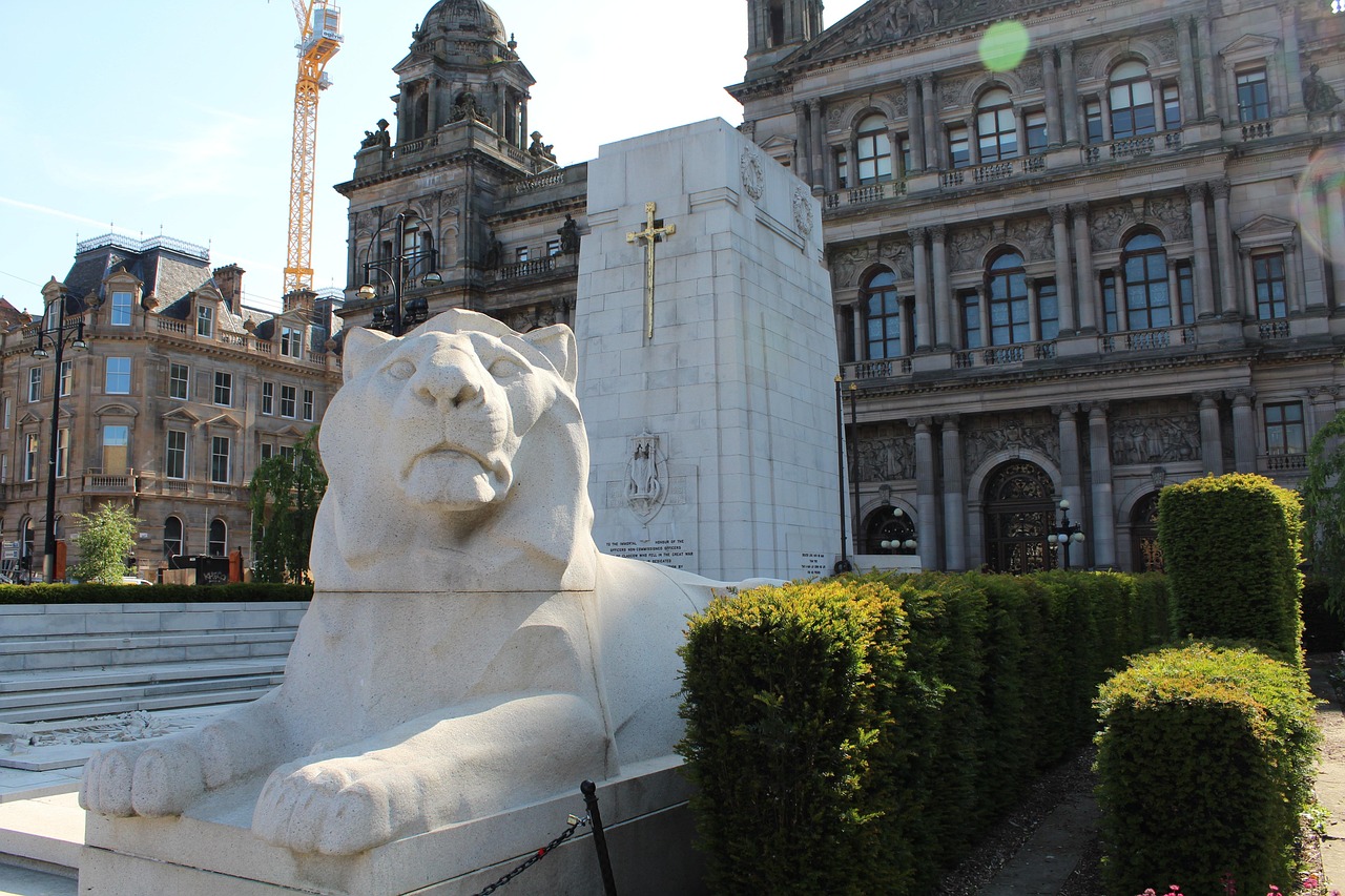 Glasgow Cenotaph Statue Lion - Free photo on Pixabay - Pixabay