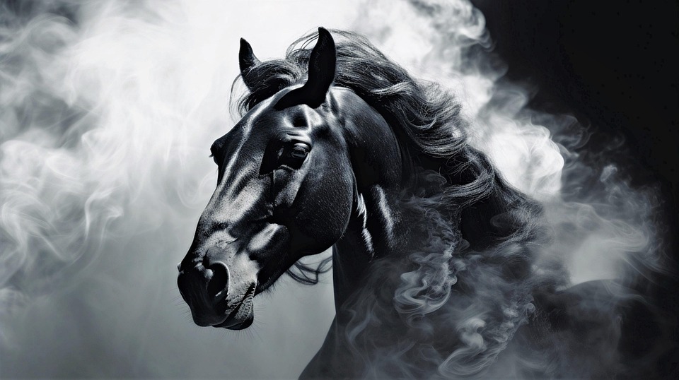 Standard Schwarzes Pferd Einfarbig - Kostenloses Bild auf Pixabay