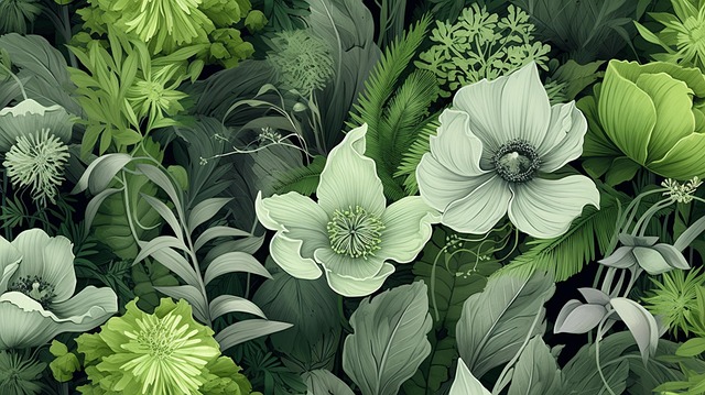 Download Ai Generated, Leaves, Plants. Royalty-Free Stock Illustration ...