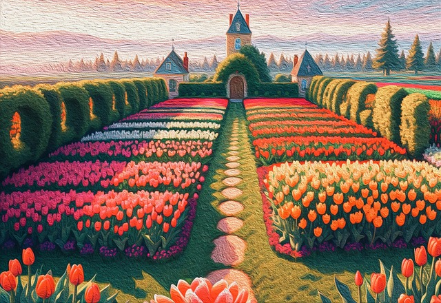 Download Ai Generated, Flowers, Field. Royalty-Free Stock Illustration ...