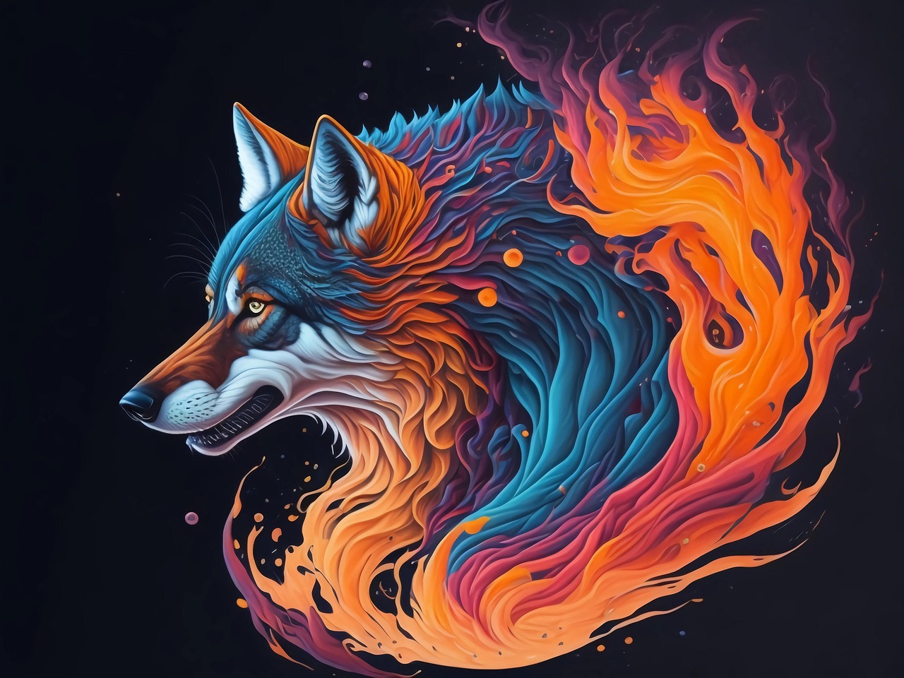Download Ai Generated, Wolf, Canis Lupus. Royalty-Free Stock ...