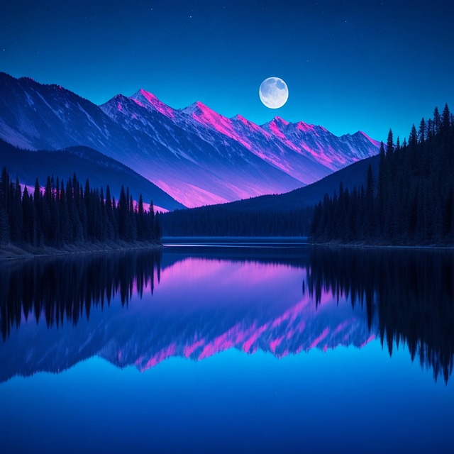 Download Night, Mountain, Nature. Royalty-Free Stock Illustration Image ...
