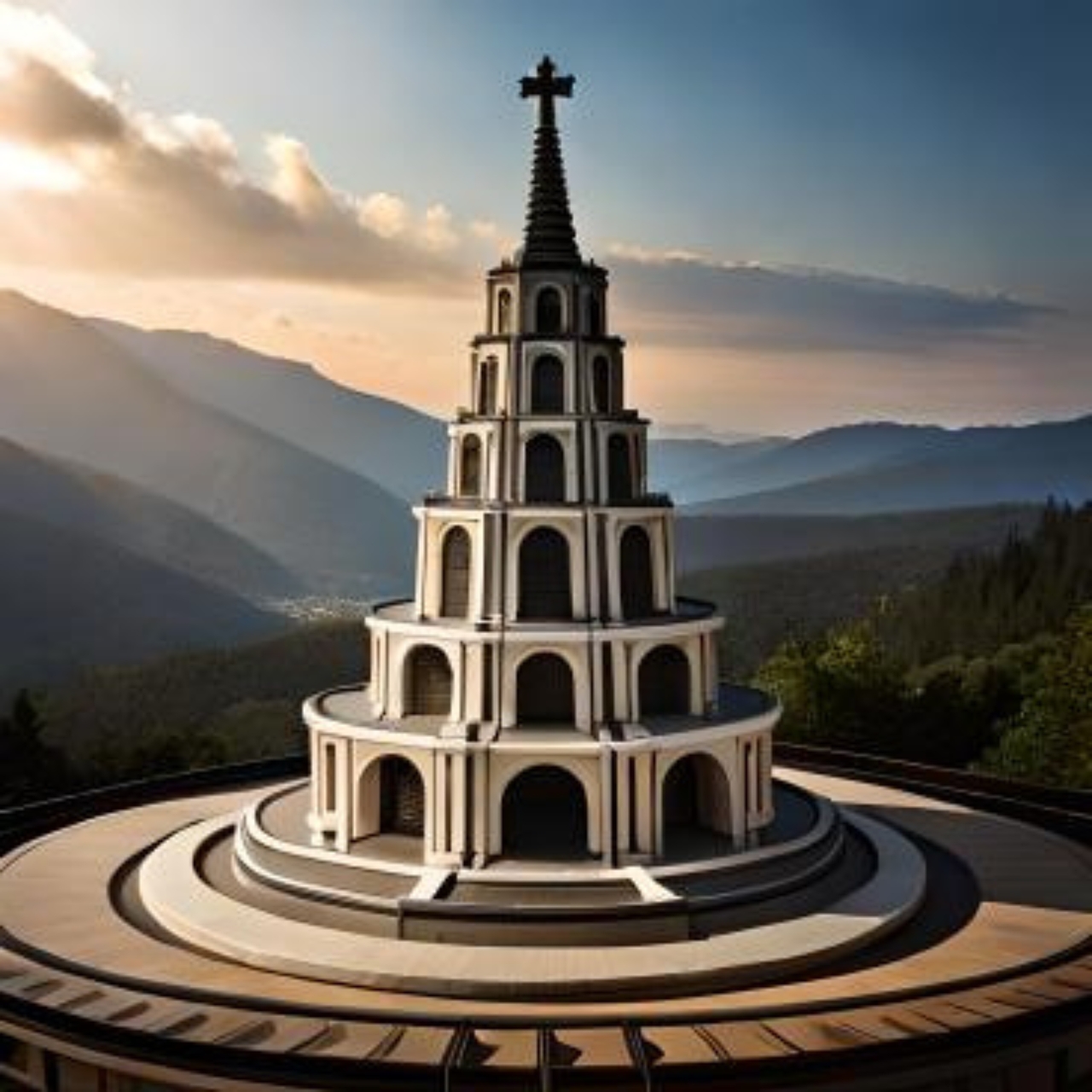 Download Temple Christian Forest Royalty-Free Stock Illustration Image ...