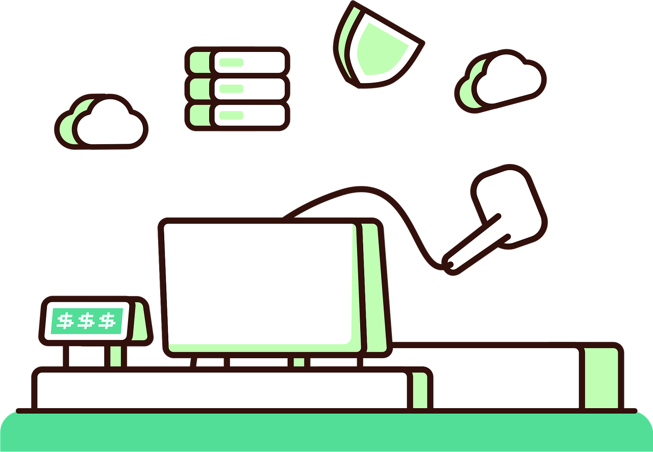 Download Point Of Sales, Payment, Ecommerce. Royalty-Free Vector ...