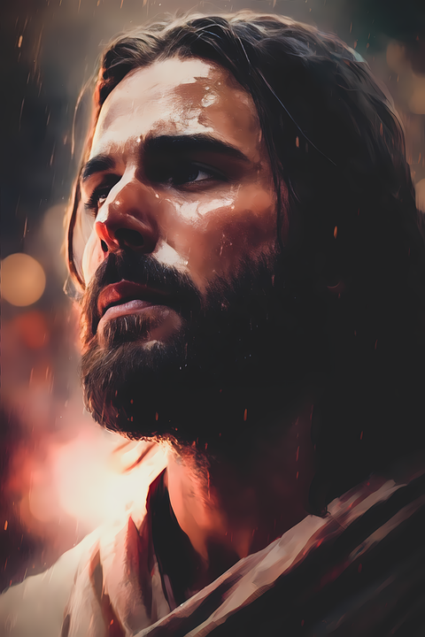 Download Ai Generated, Jesus Christ, Religious Art. Royalty-Free Stock ...