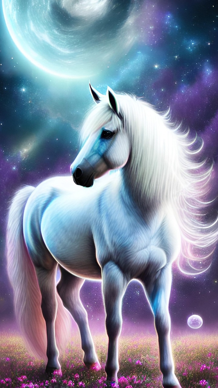 Beautiful White Horse Photography