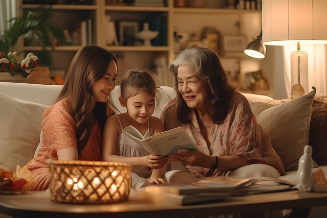 Download Family Grandma Grandmother Royalty-Free Stock Illustration ...