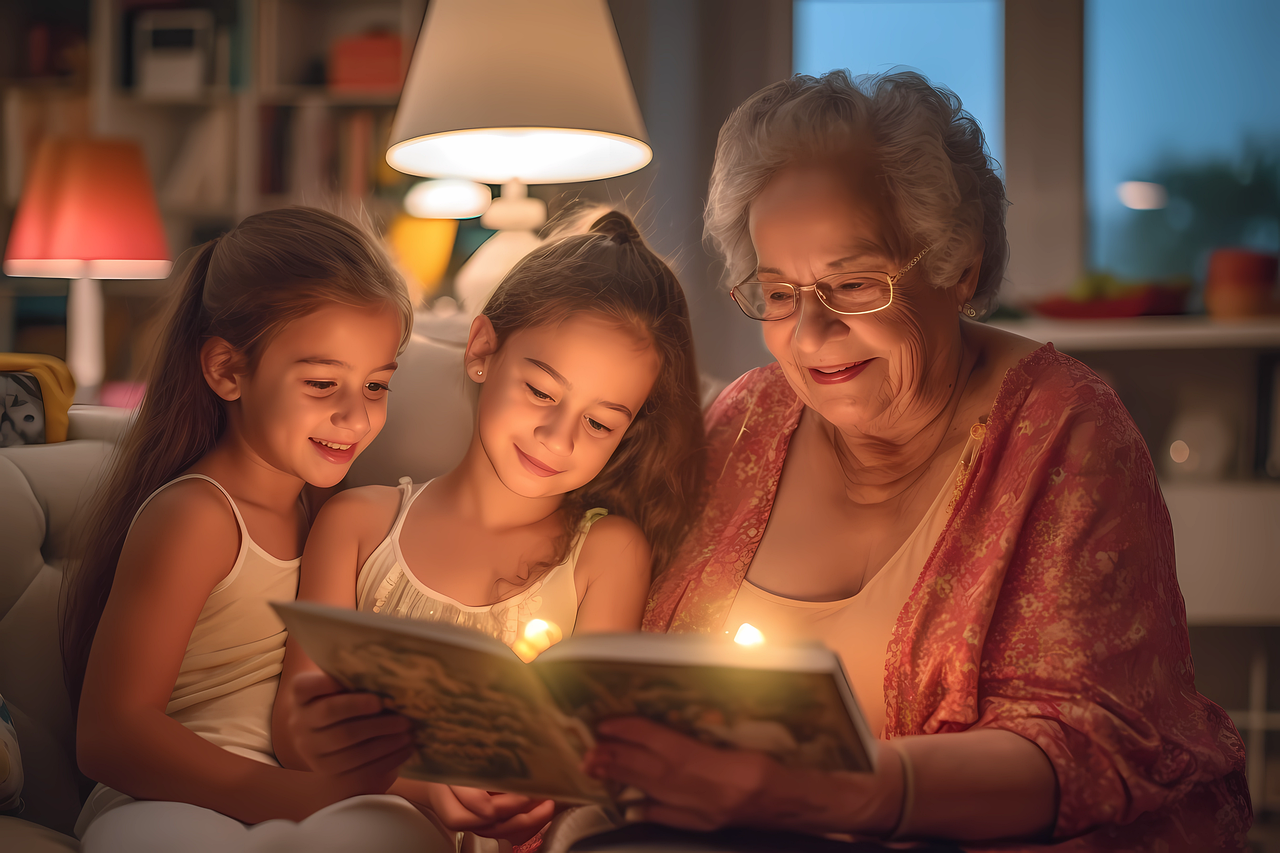 Download Family, Grandma, Grandmother. Royalty-Free Stock Illustration ...