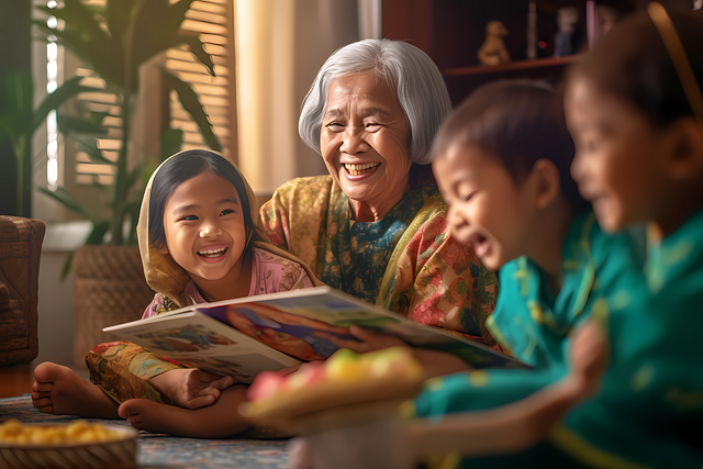 Download Grandma, Grandmother, Grandchild. Royalty-Free Stock ...