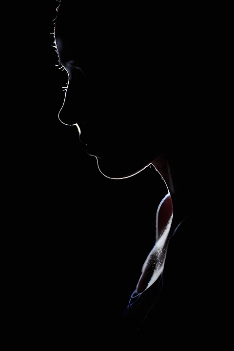 Silhouette Woman Black Background - Free photo on Pixabay
