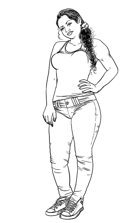 Download Girl, Pose, Model. Royalty-Free Stock Illustration Image - Pixabay