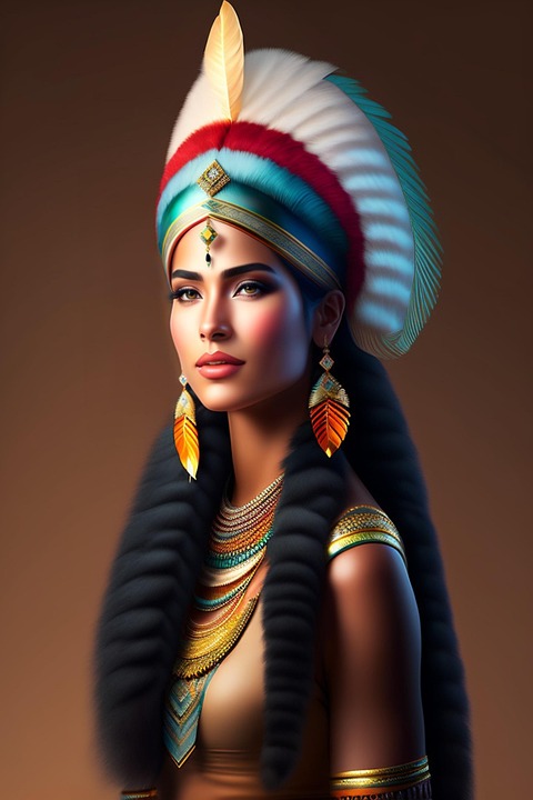 Download Ai Generated, American Indian, Native American. Royalty-Free ...