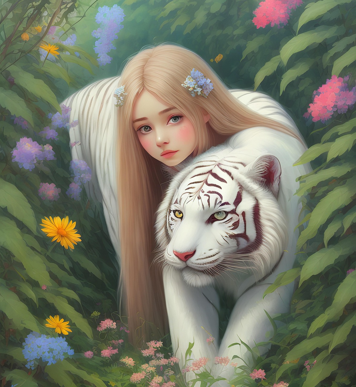 Tiger Girl Half-Orc Beautiful - Free photo on Pixabay - Pixabay