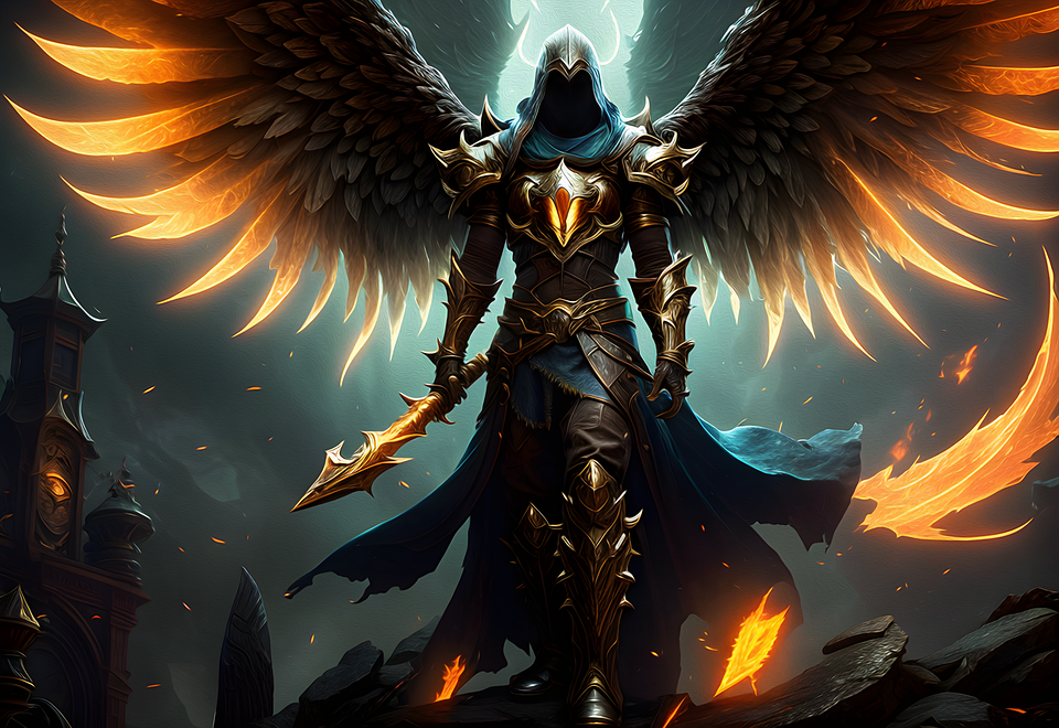 Download Ai Generated, Angel, Guardian. Royalty-Free Stock Illustration ...