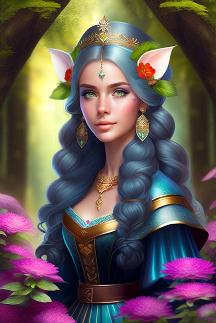 Download Ai Generated, Elf, Trees. Royalty-Free Stock Illustration ...