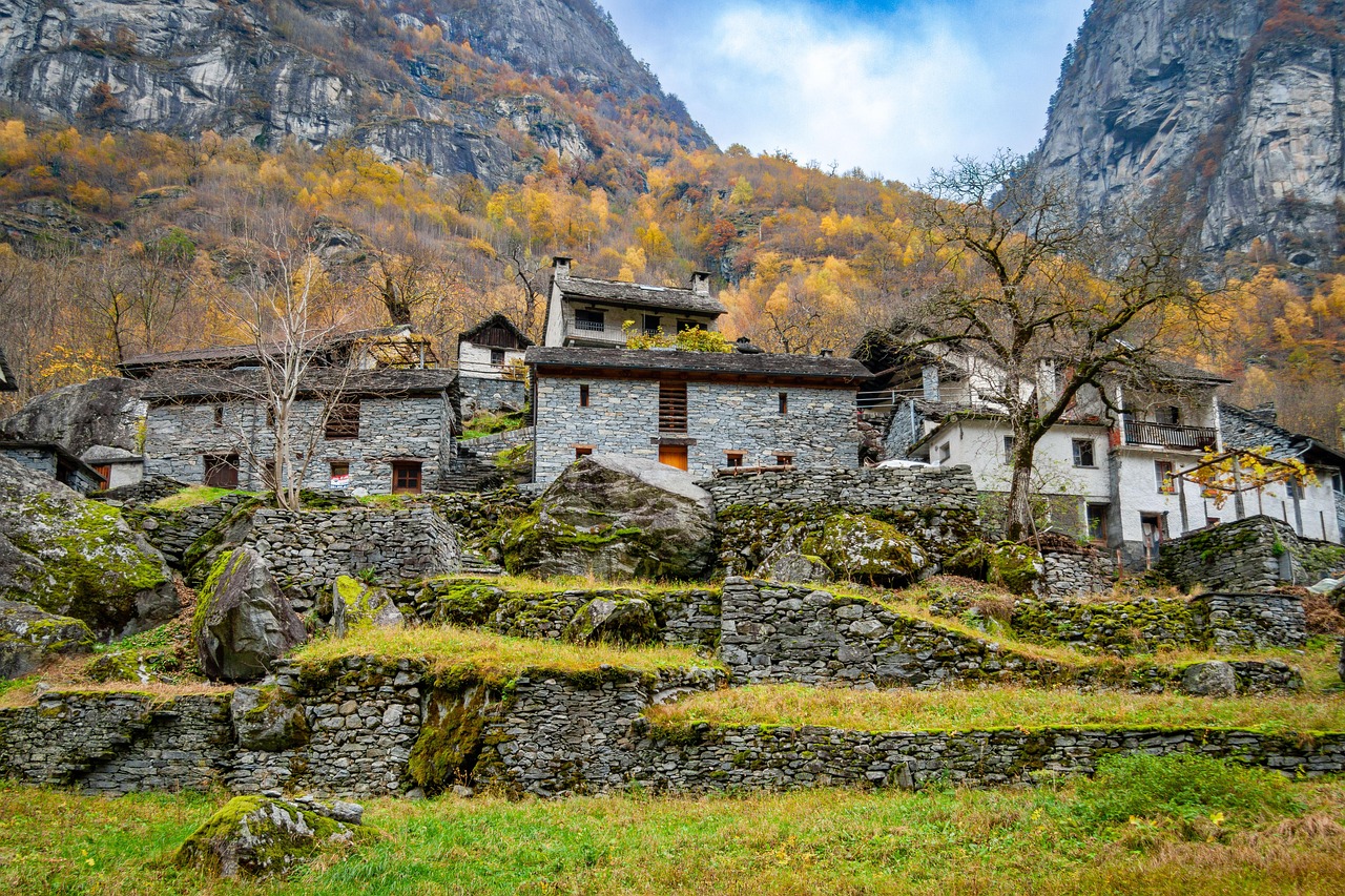 Desa Pegunungan Ticino Swiss Rumah - Foto gratis di Pixabay - Pixabay