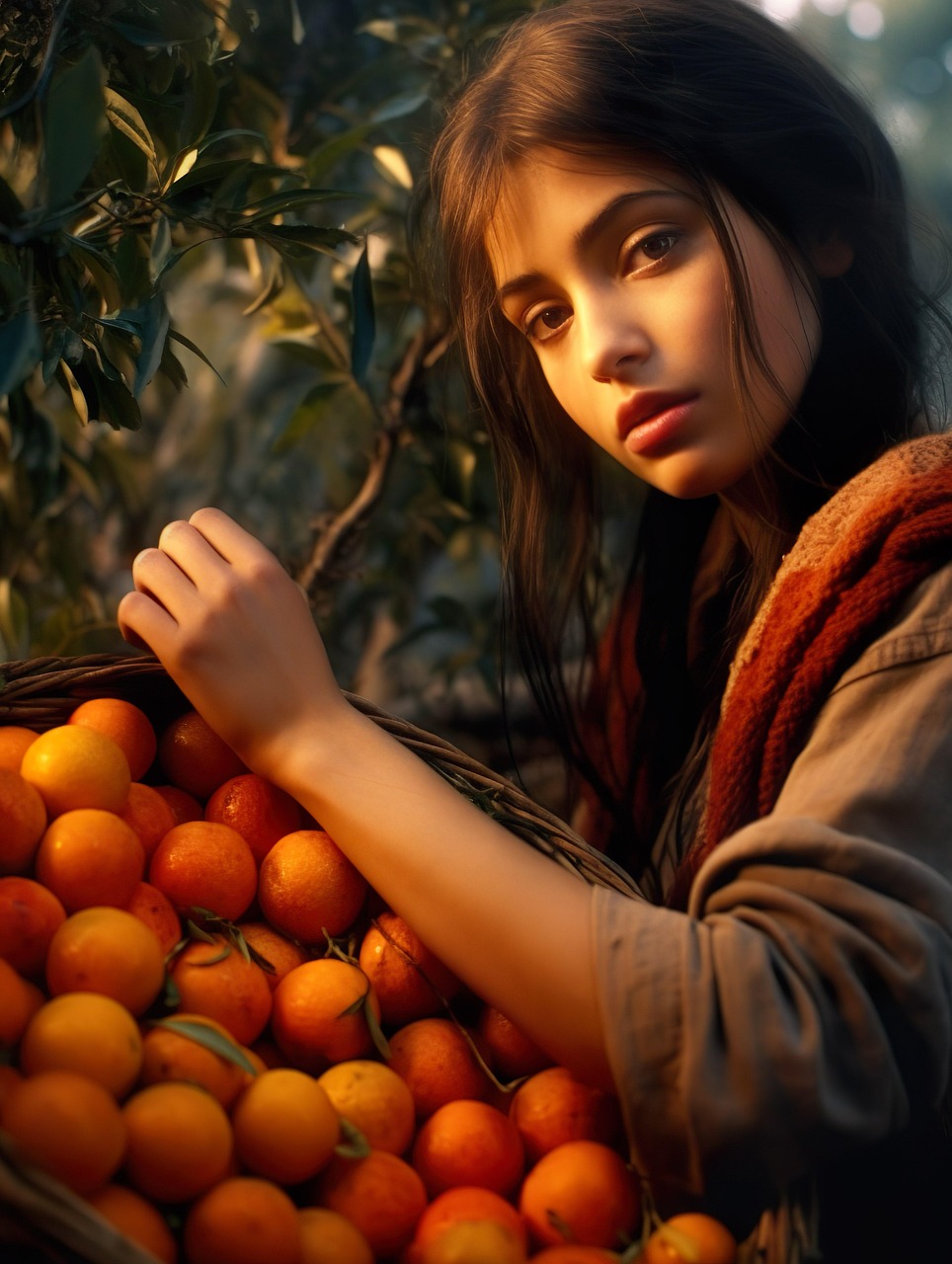 Download Apricot, Harvest, Girl. Royalty-Free Stock Illustration Image ...