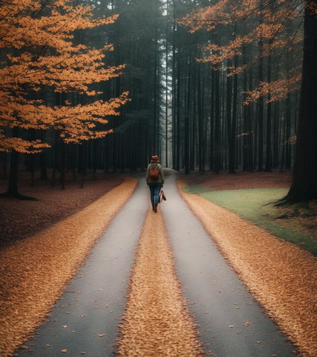 Download Autumn, Walk, Leaves. Royalty-Free Stock Illustration Image ...