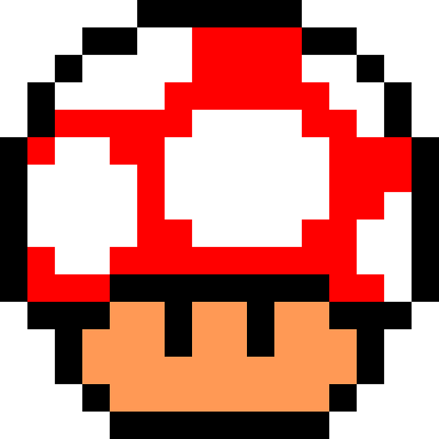 Download Mushroom Fungi Pixel Art Royalty Free Vector Graphic Pixabay